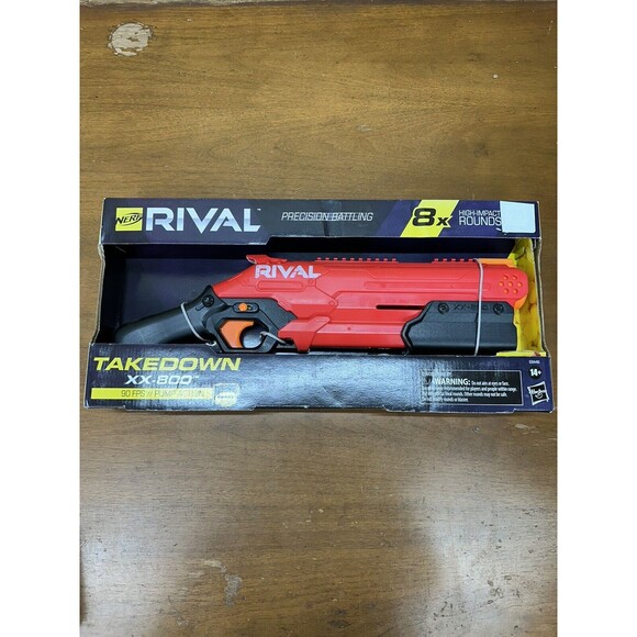 Nerf | Toys | Nerf Rival Takedown Xx80 Red Blaster With 8 Rival Rounds ...